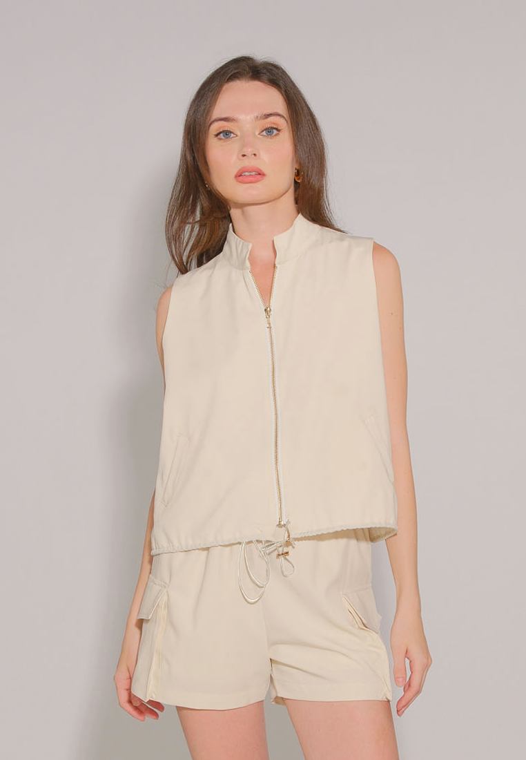 RAF Emprise Sleeveless Top (Cream) – R.A.F.